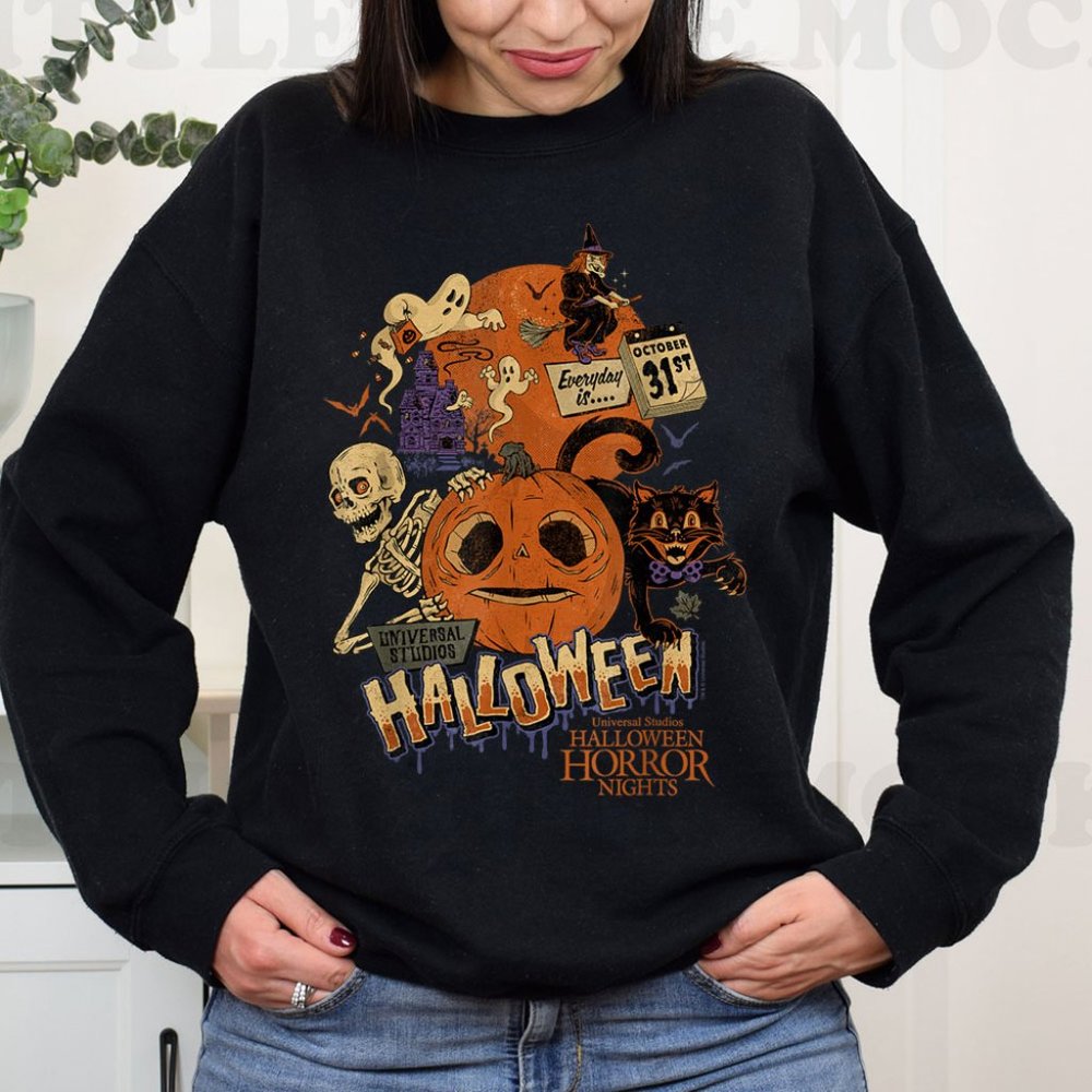 Halloween Horror Nights Hhn Lil Boo Sweatshirt - Gem